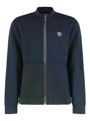 EA7 Logo-plaque Zip-up Tracksuit - Blue