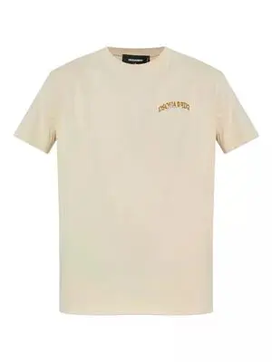 Dsquared2 Logo-embroidered Cotton T-shirt