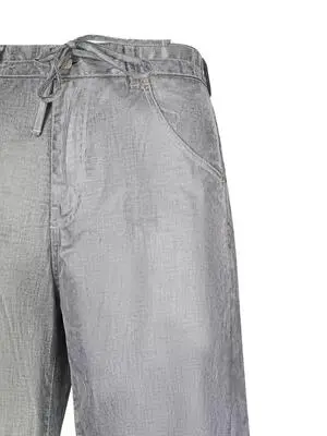 DARKPARK Drawstring Straight-leg Jeans