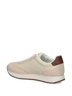 Calvin Klein Logo Suede Sneakers - Neutrals