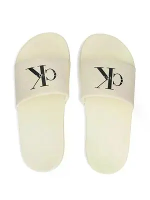 Calvin Klein Logo Slides - Neutrals