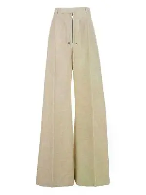 Rick Owens Wide Leg Corduroy Trousers - Neutrals
