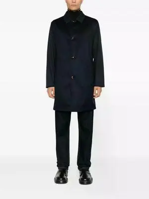 KIRED Button-fastening Coat - Blue