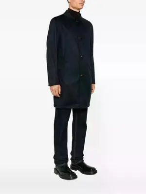 KIRED Button-fastening Coat - Blue