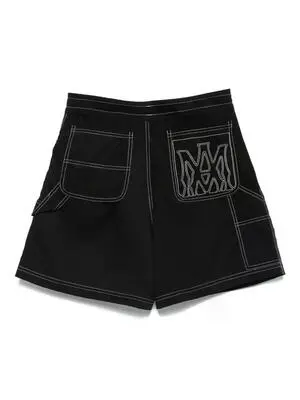 Amiri Embroidered-pocket Swim Shorts