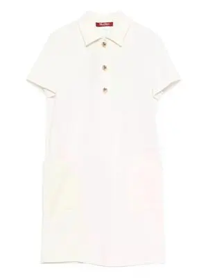 Max Mara Gold-button Polo Dress
