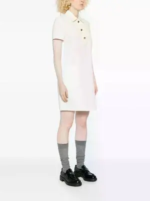 Max Mara Gold-button Polo Dress