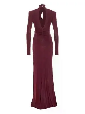 Elisabetta Franchi High-neck Maxi Dress