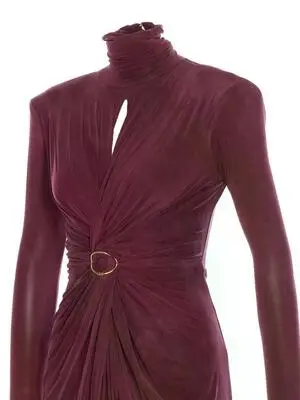 Elisabetta Franchi High-neck Maxi Dress