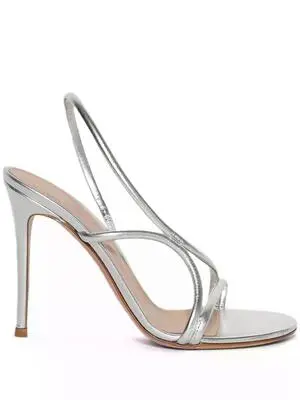 GIANVITO ROSSI 100mm Slingback Leather Sandals