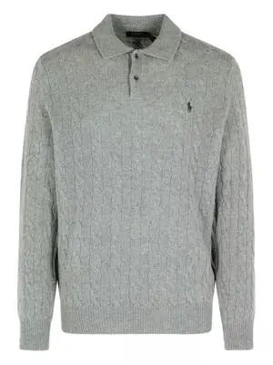 Polo Ralph Lauren Cable-knit Polo-neck Sweater