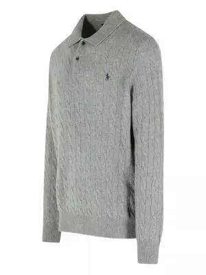 Polo Ralph Lauren Cable-knit Polo-neck Sweater