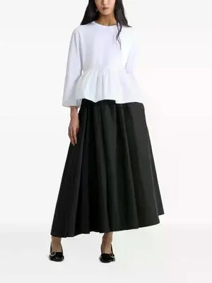 PATOU Ruffle-hem T-shirt