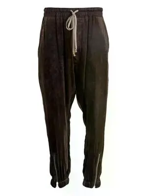 Rick Owens Drawstring Zip-cuff Trousers