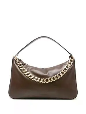TWINSET Liliane Chain-embellished Shoulder Bag - Brown