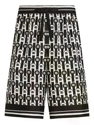 Dolce & Gabbana Logo-print Patterned Shorts