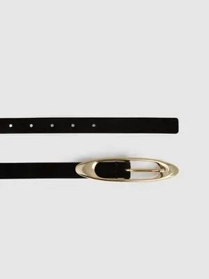REISS Evelina Leather Belt