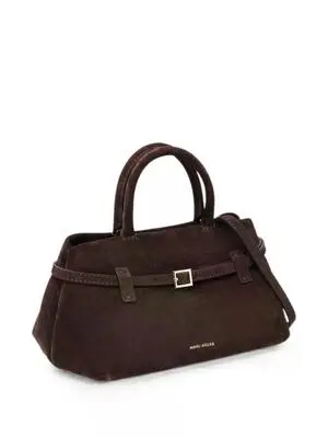 Manu Atelier 25 Le Cambon Suede Tote Bag - Brown