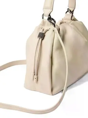 Brunello Cucinelli Leather Bucket Bag