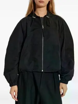 Loewe Hooded Drawstring Bomber Jacket
