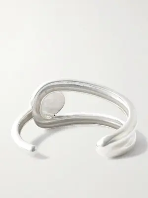 Agmes Becky Recycled Sterling Lapis Lazuli Cuff