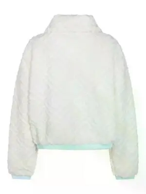 Casablanca Textured Zip-up Jacket - Neutrals