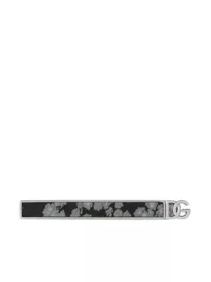 Dolce & Gabbana Logo-embellished Tie Clip - Silver