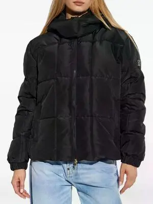 EA7 Logo-print Puffer Jacket - Uc001 Black