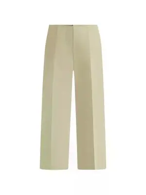 Manière De Voir Henri Foldover Trousers - Green