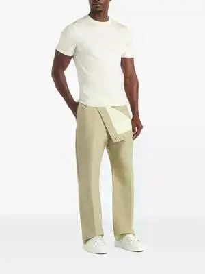 Manière De Voir Henri Foldover Trousers - Green