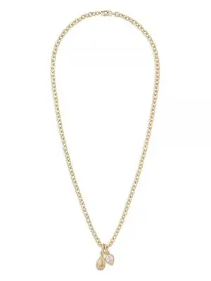 ROXANNE ASSOULIN Shell And Teardrop Charm Necklace - Gold