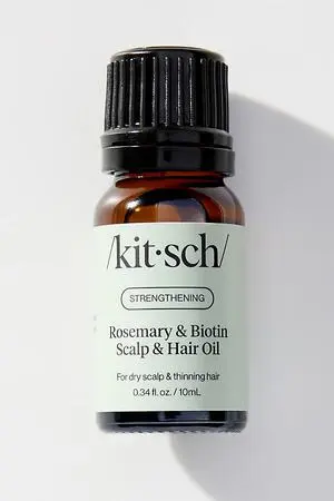 KITSCH Strengtheng Rosemary & Biot Scalp & Hair Oil - Green