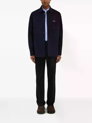 FERRAGAMO Logo-plaque Shirt Jacket