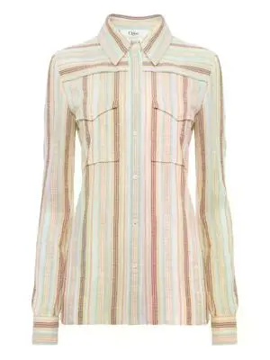 Chloé Striped Cotton Shirt