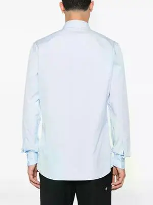 Moschino Logo-embroidered Long-sleeved Shirt