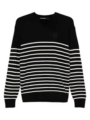 Karl Lagerfeld Striped Sweater