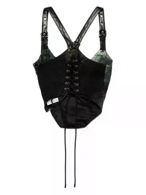 Monse Harness Tapestry Bustier Vest