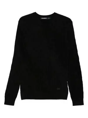 Karl Lagerfeld Cable-knit Cotton-blend Sweater