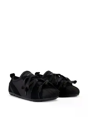 Simone Rocha Ballerina Grip Leather Sneakers - Black