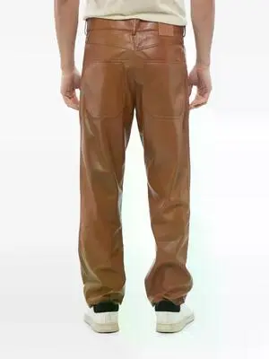 Nanushka Patch-pocket Faux Leather Trousers
