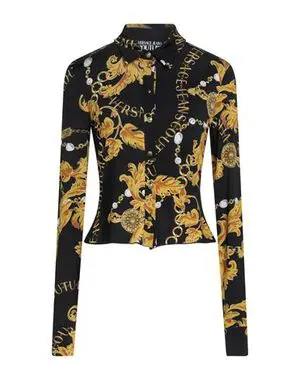 Versace Printed Silk Shirt - Black