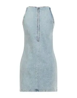 Versace Embellished Denim Mini Dress