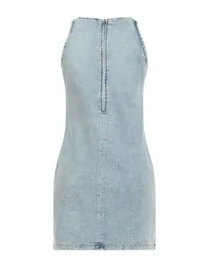 Versace Embellished Denim Mini Dress