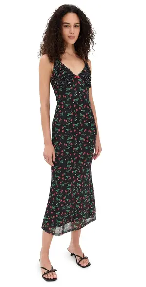 BAILEY ROSE Strawberry Print Maxi Dress