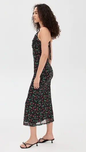 BAILEY ROSE Strawberry Print Maxi Dress