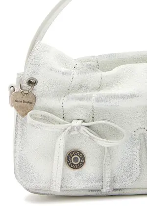 Acne Studios Multipocket Micro Top Handle Bag - White
