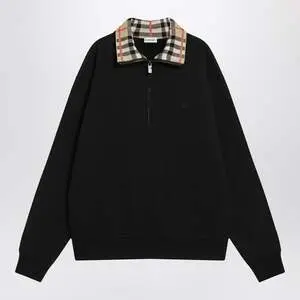 Burberry Collared Sweatshirts Hoodies For Men