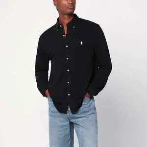 Ralph Lauren Black Featherweight Mesh Shirt Black