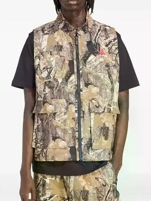 Adidas Camouflaged Pocketed Vest