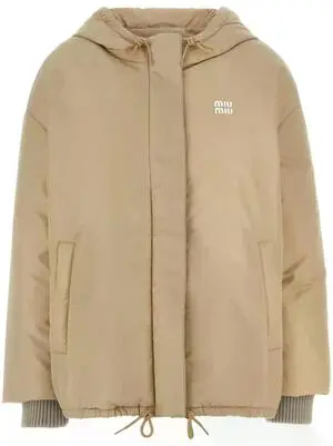 Miu Miu Hooded Down Jacket